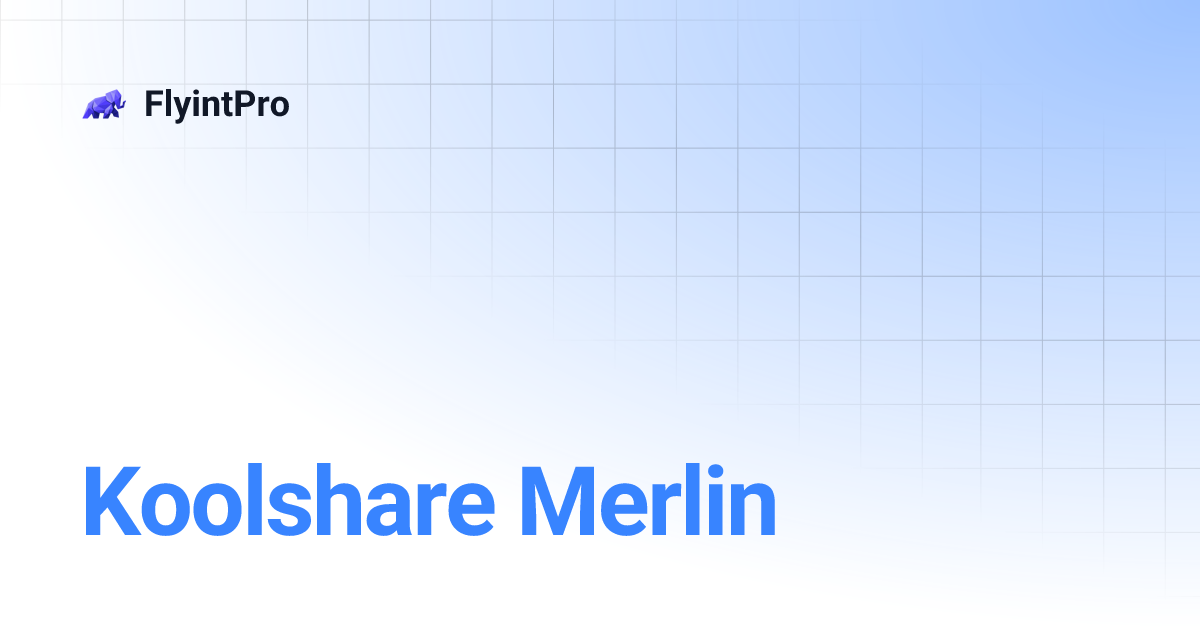 Koolshare Merlin | FlyintPro